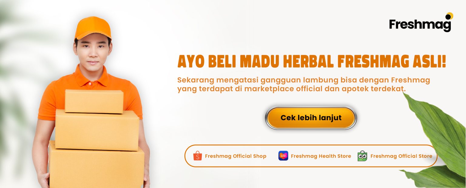 Website Resmi Freshmag madu herbal Jaga kesehatan lambung